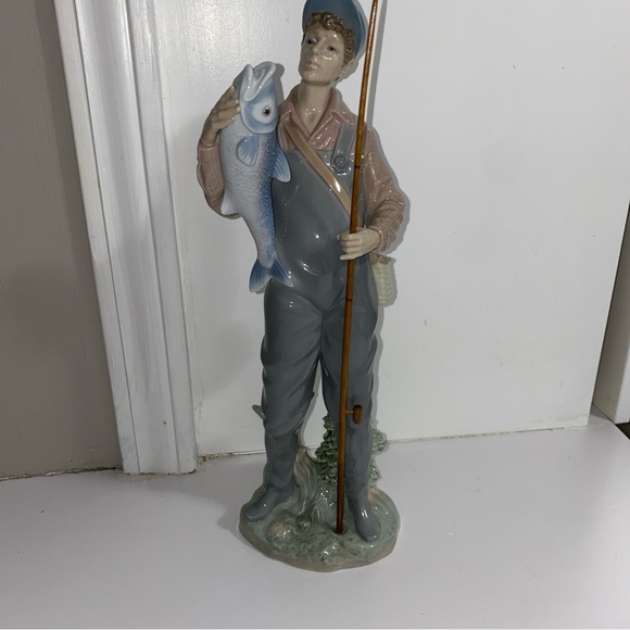 Lladro | Art | Lladro A Prize Catch Porcelain Fisherman Figurine With ...